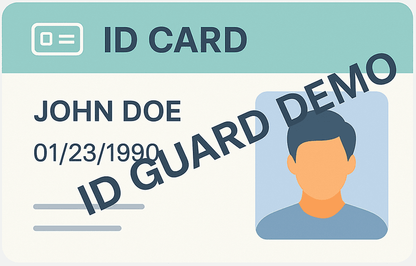 ID Guard – Protect ID scans with tamper-proof watermarks